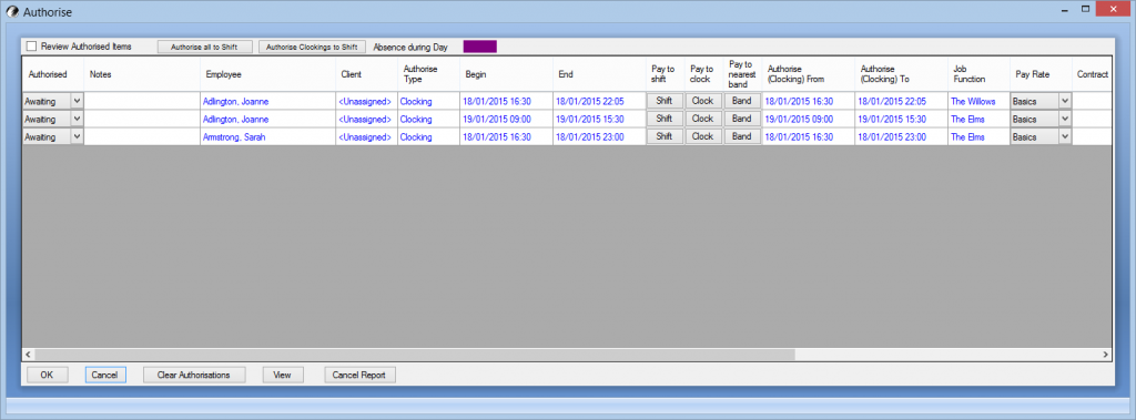staff scheduling and rota creation software – easyLog staff scheduling ...