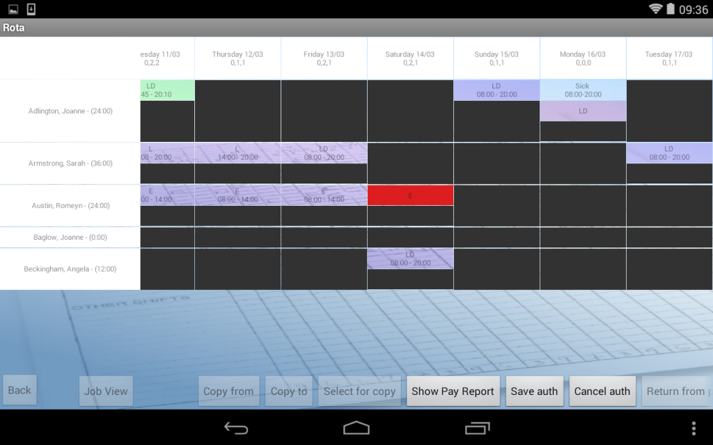 rota and timesheet management apps – easyLog staff scheduling and rota ...