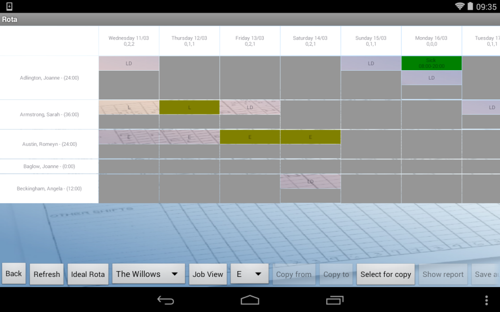 rota and timesheet management apps – easyLog staff scheduling and rota ...